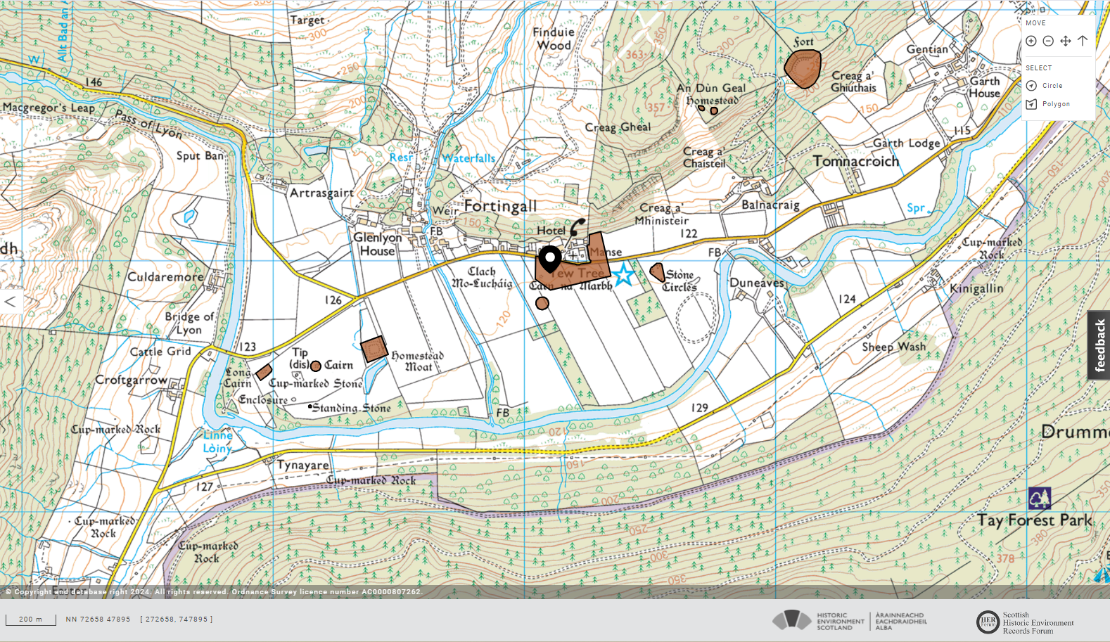 Fortingall – Fortingall – Graveyard, Church, Yew Tree and History